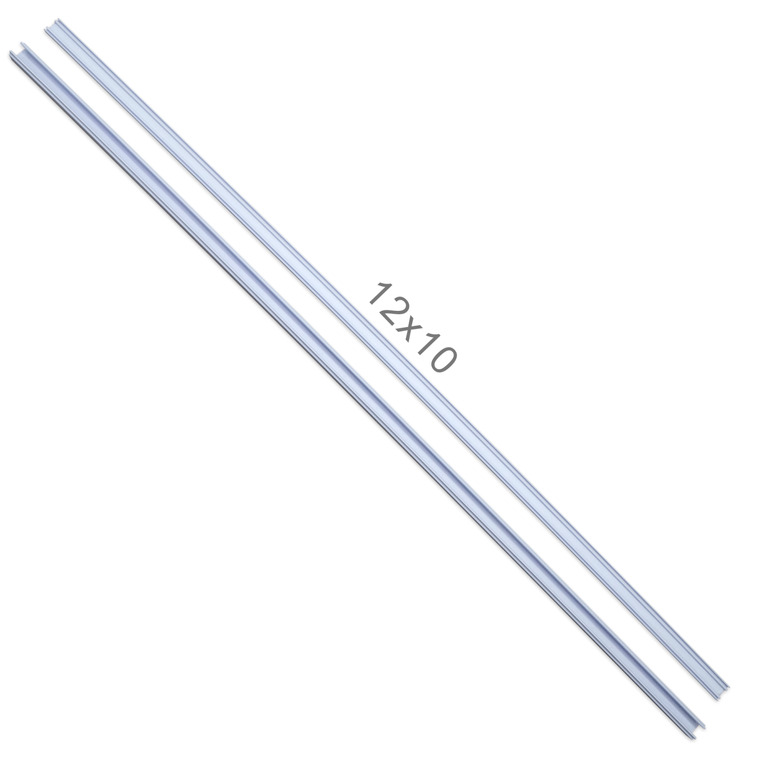Canaleta para fios 12x10x2000mm Branca – Parcus Design
